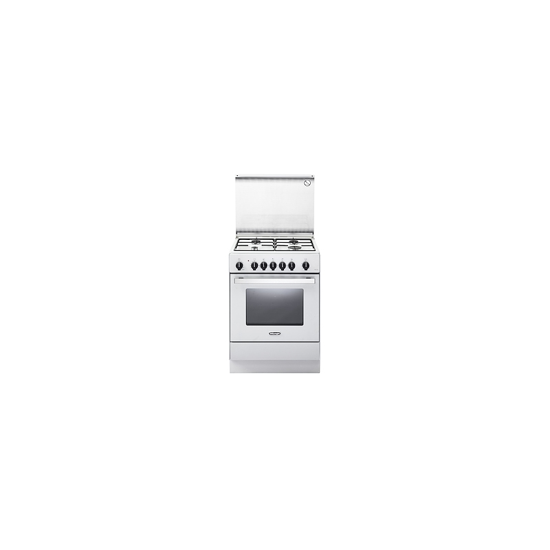 De Longhi Dgw65Ed Cucina 60X50 4 Fuochi Forno A Gas Colore Bianco Classe A