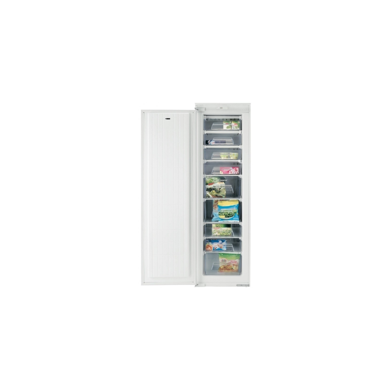 Candy Cffo 3550 En Congelatore Verticale Da Incasso Statico 9 Cassetti Classe F Bianco
