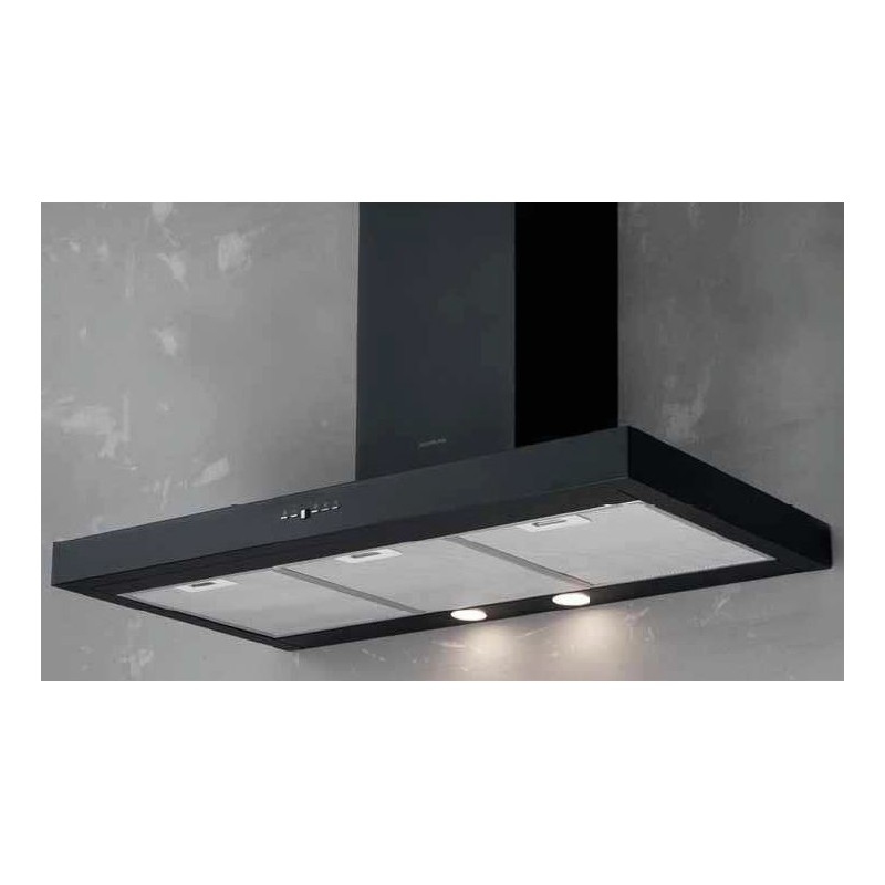 Silverline 3170.9.733.04 Cappa Aspirante A Parete 90 Cm Colore Nero - Promo