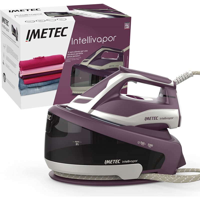 IMETEC 9018 INTELLIVAPOR FERRO DA STIRO CON CALDIA 2300W SERBATOIO 2LT ...