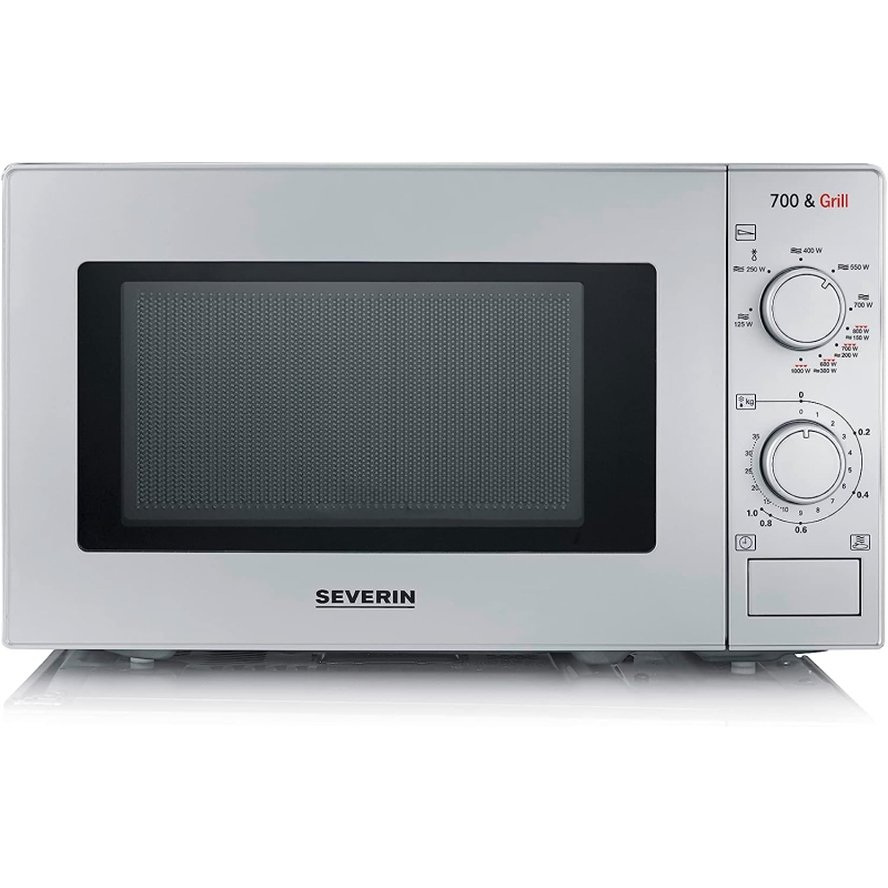 Severin Mw7900 Forno A Microonde 20Lt Con Grill Silver